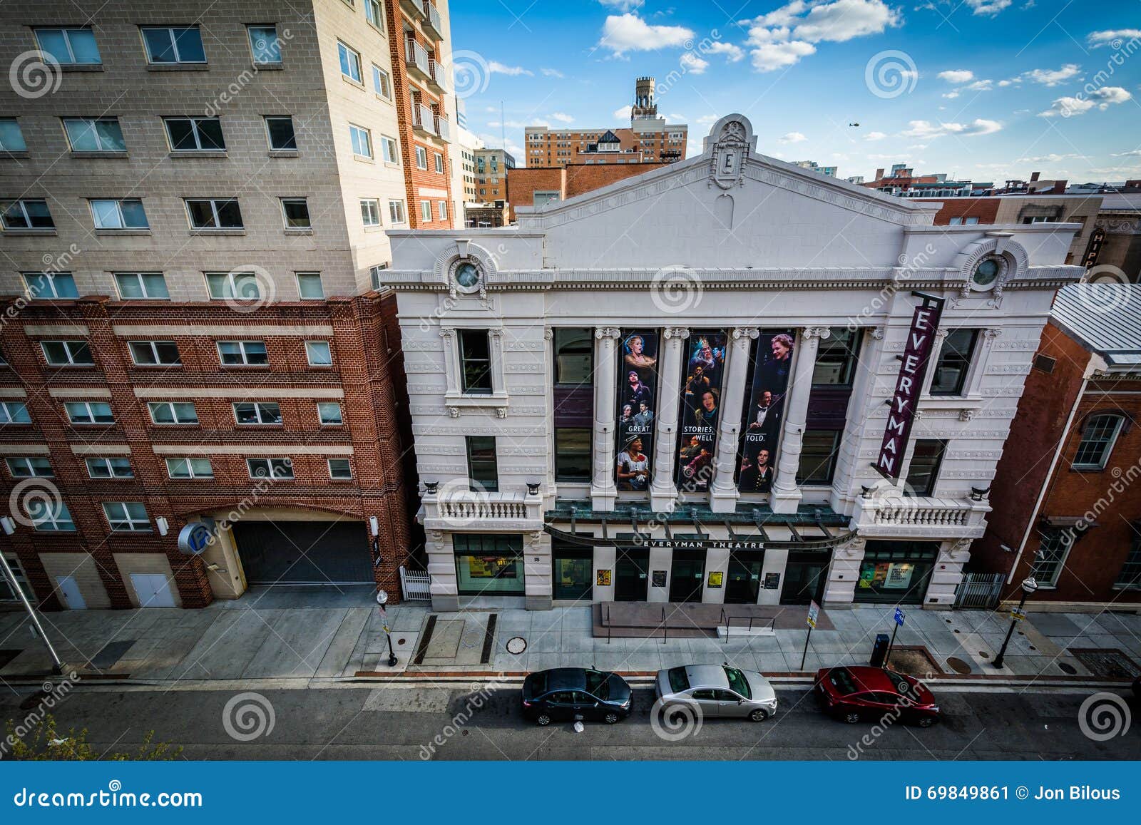 View of the Everyman Theatre in Baltimore, Maryland. Editorial Photo ...