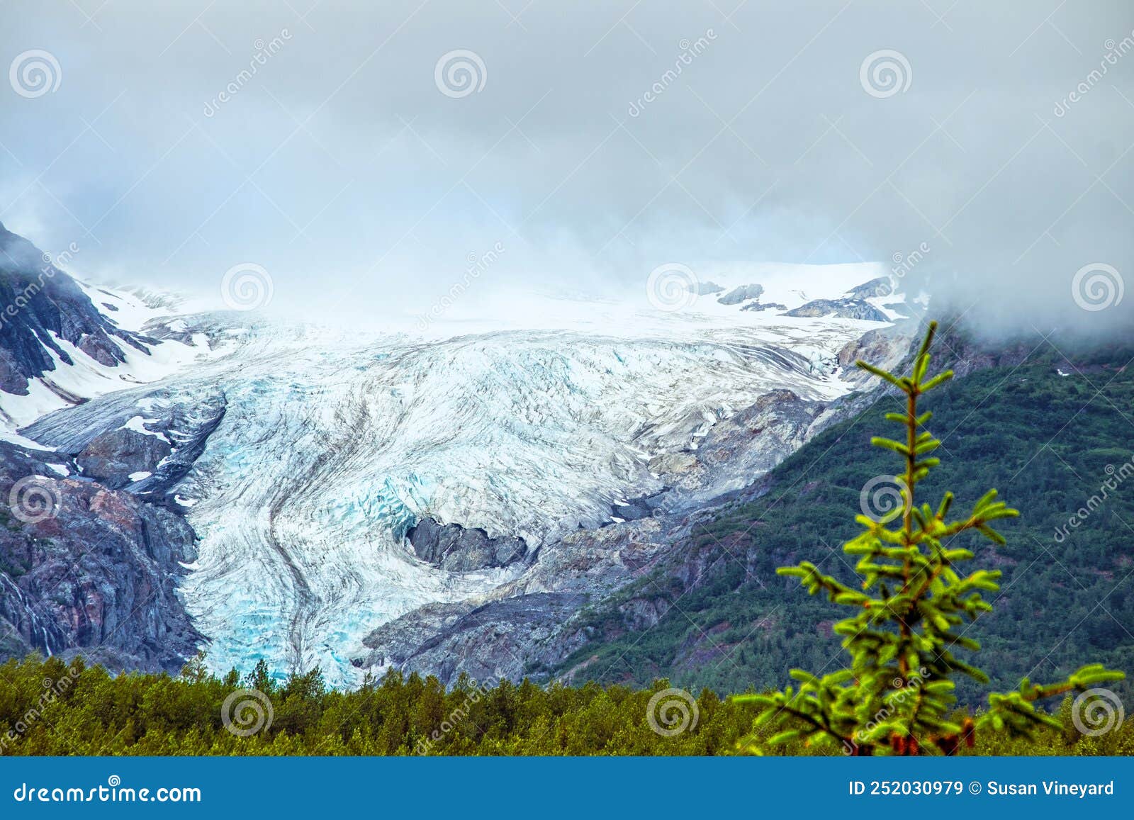View of Exit Glacier Near Seward Alaska USA on Kenai Peninsula Stock ... View of Exit Glacier Near Seward Alaska USA on Kenai Peninsula Stock ...