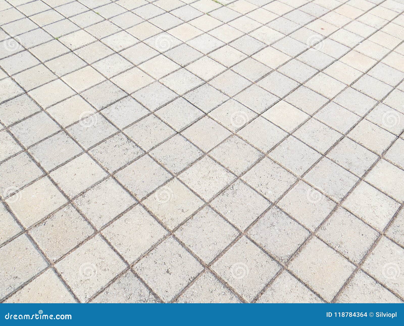 View of Floor in Square Blocks of Cement on the Diagonal. Stock Photo ...