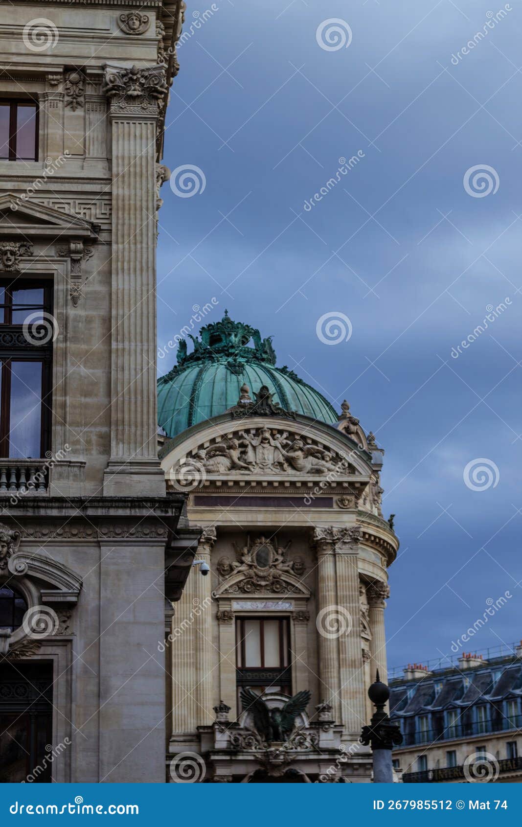 View of the Facade of the Opera Stock Photo - Image of detail, italy ...
