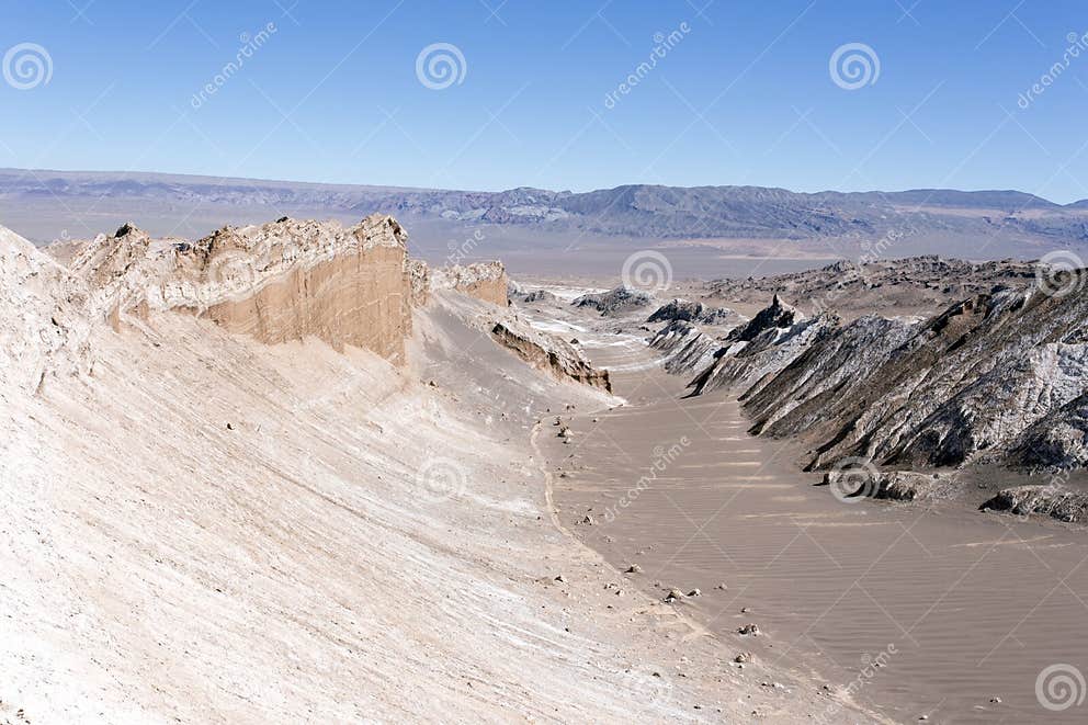View of the Famous Moon Valley Stock Photo - Image of panorama ...