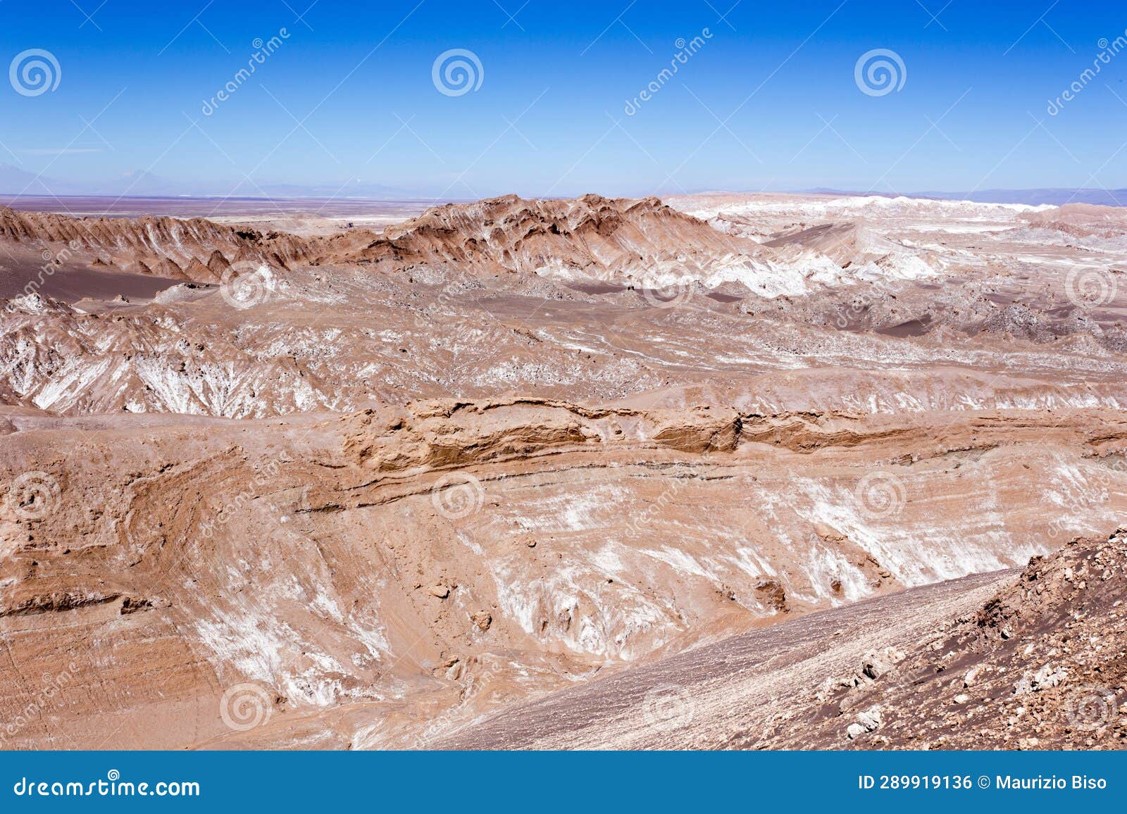 View of the Famous Moon Valley Stock Photo - Image of chile, nature ...