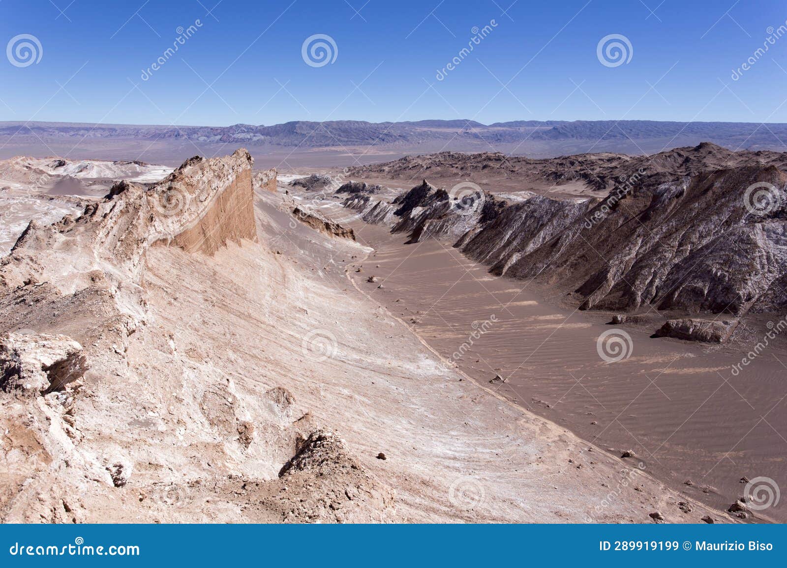View of the Famous Moon Valley Stock Image - Image of landscape ...