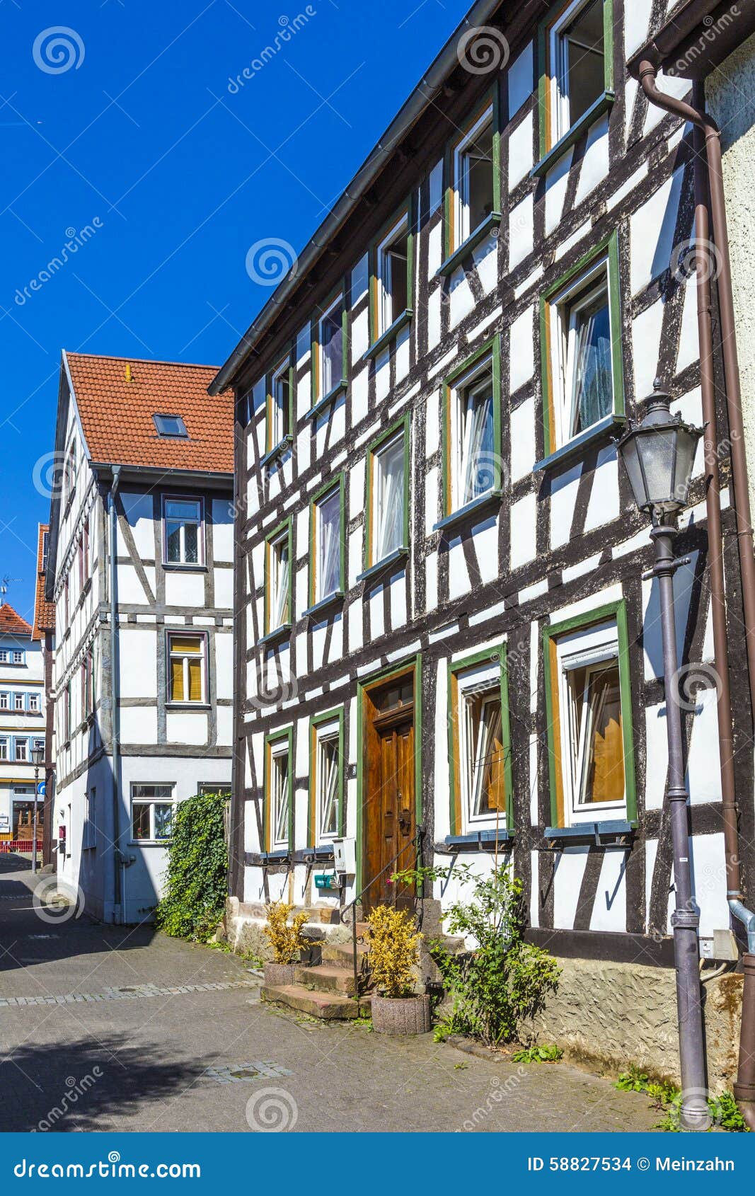 View of Famous Old Town of Lich Stock Photo - Image of town, buildings ...