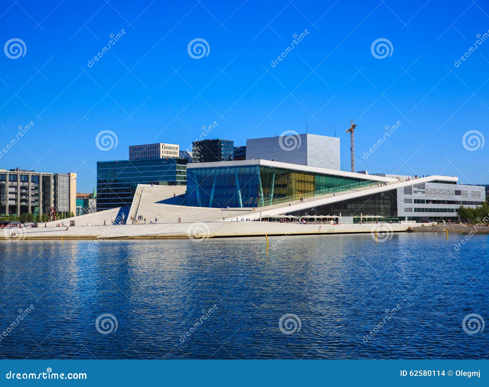 View of the Famous Opera House in Oslo Editorial Stock Image - Image of ...