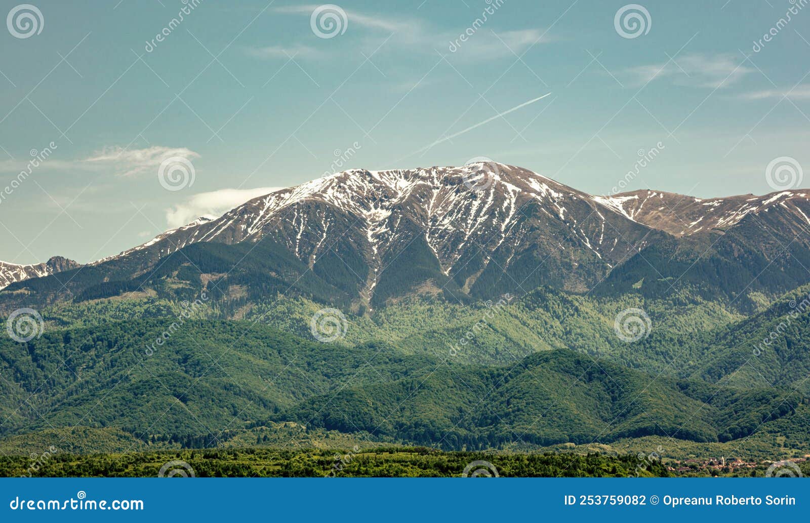 View of the Famous Romanian Mountains Stock Photo - Image of national ...