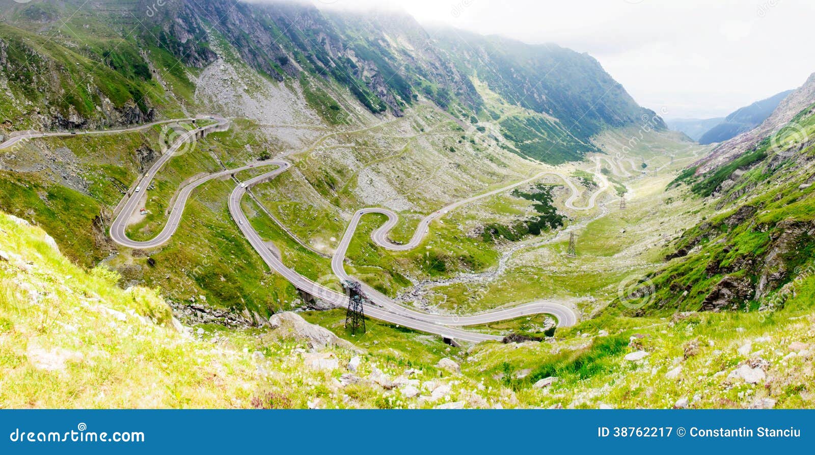View of Famous Transfagarasan Highway in Romania Stock Image - Image of ...