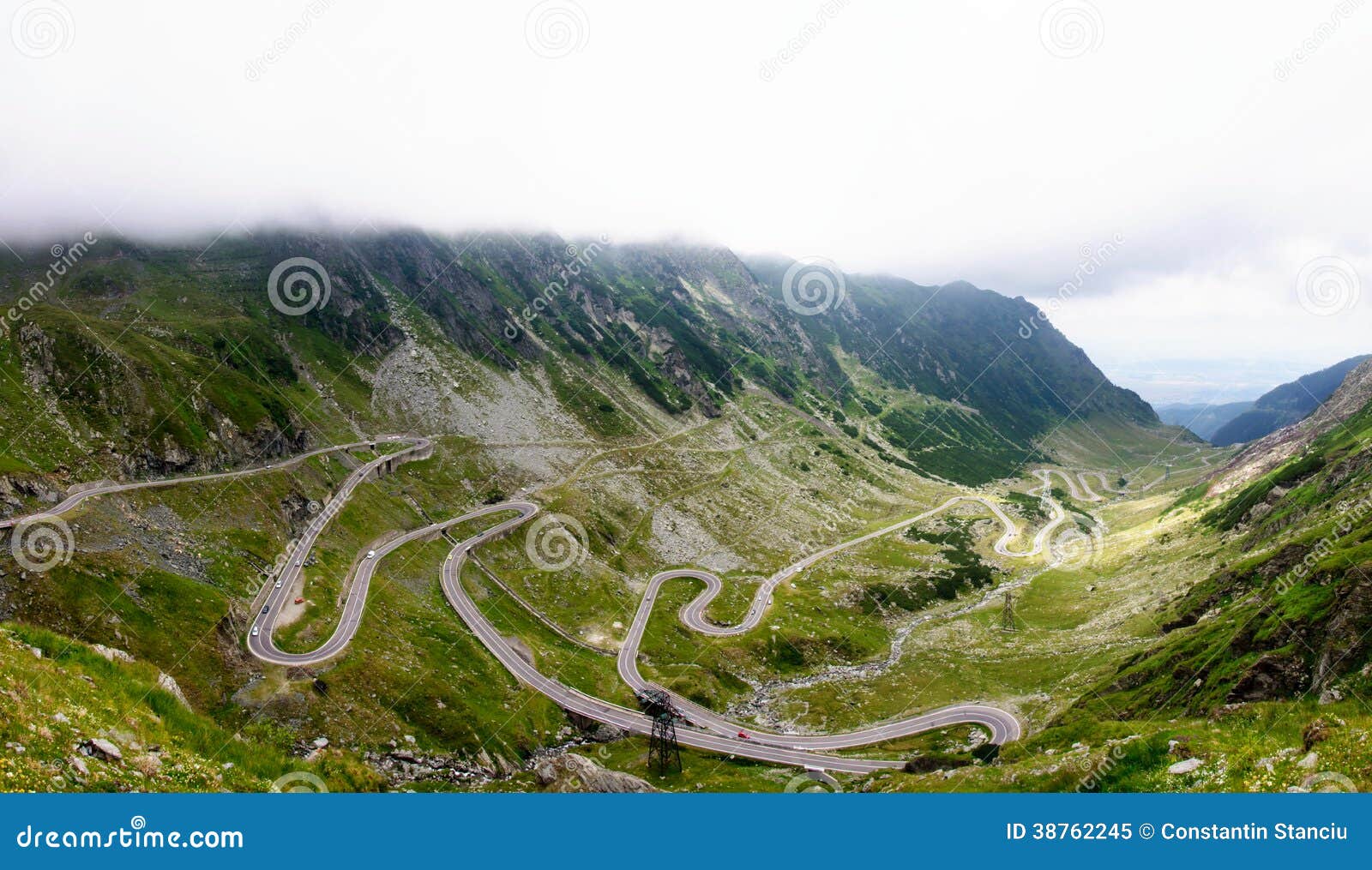 View of Famous Transfagarasan Highway in Romania Stock Image - Image of ...