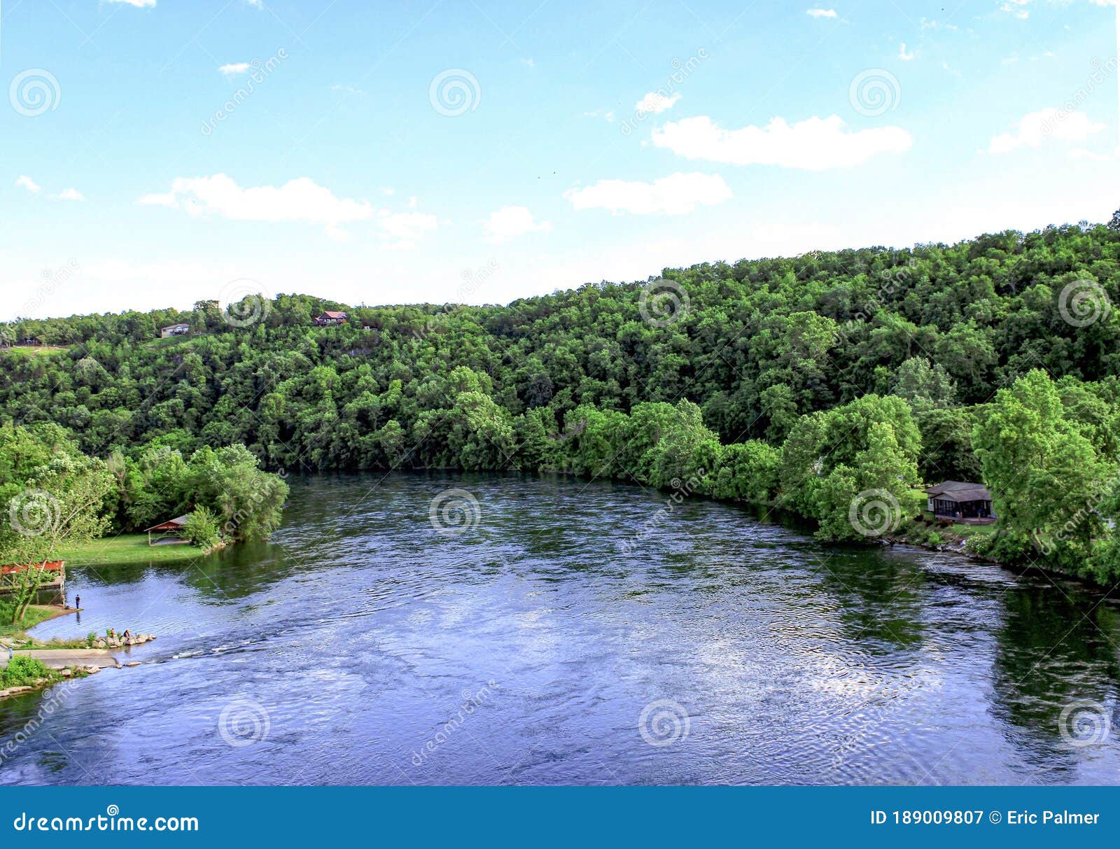 View of the White River stock image. Image of arkansas - 189009807