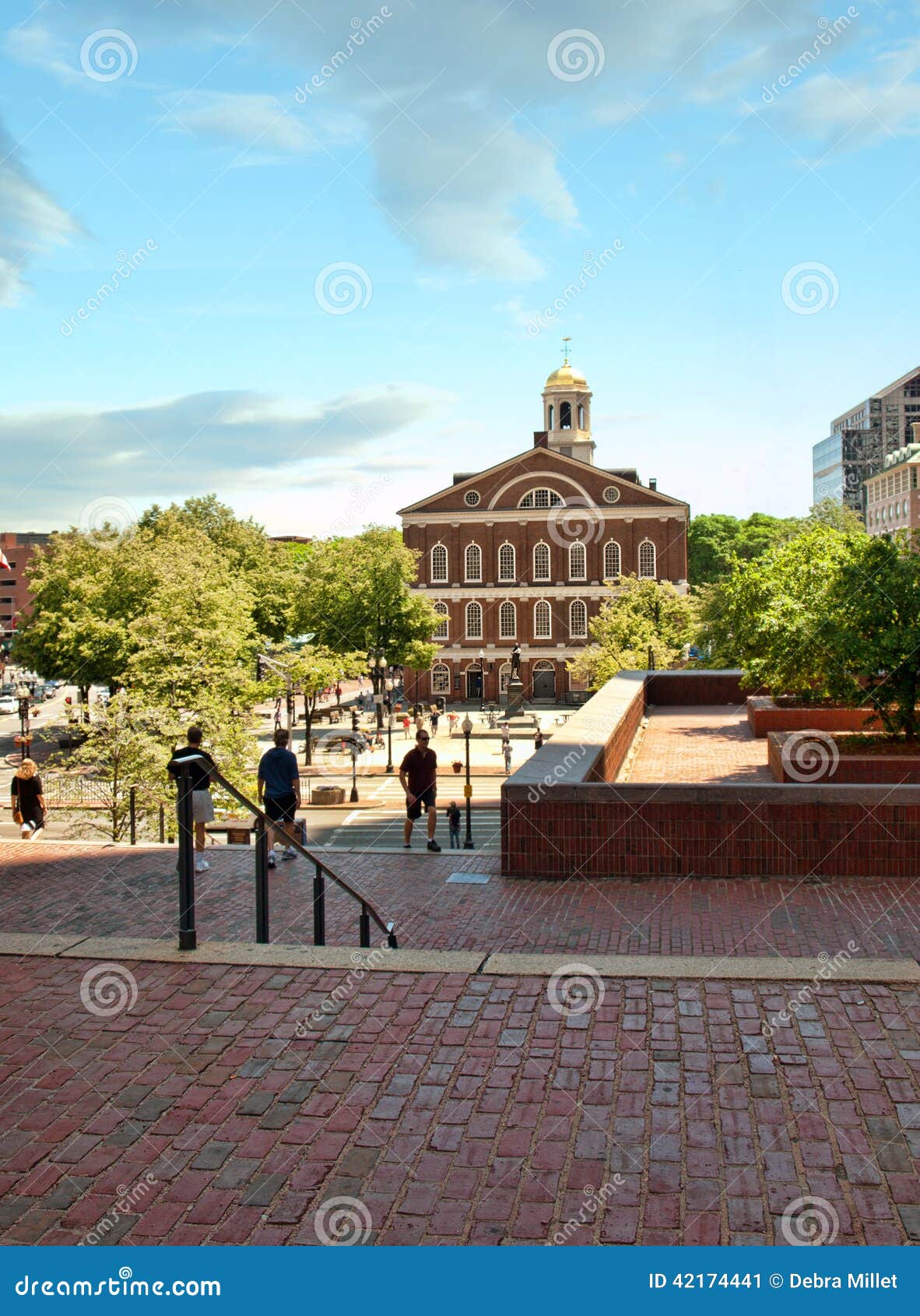 View of Faneuil Hall, Boston Editorial Photo - Image of historic, hall ...