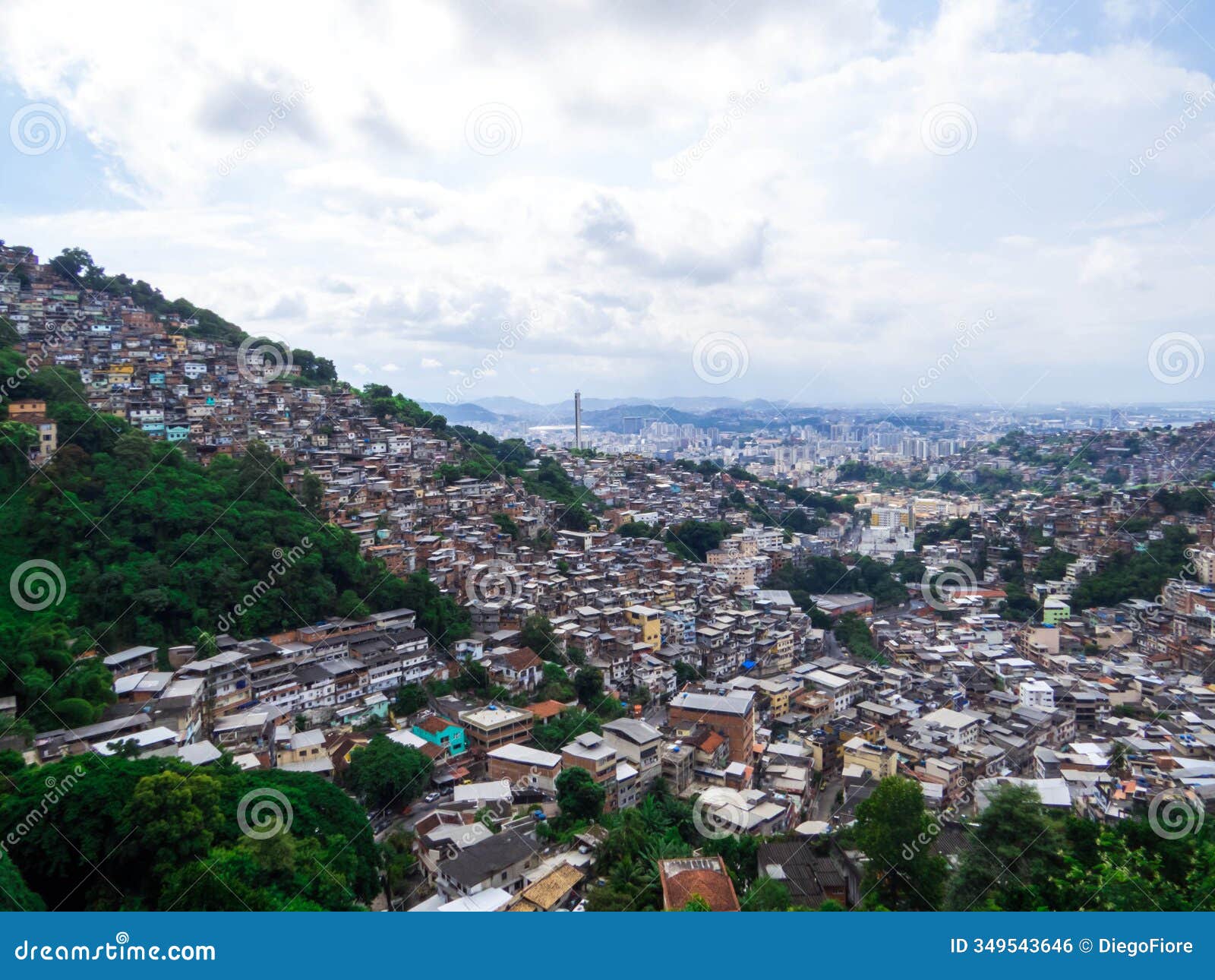 Favela Rio Comprido, Rio De Janeiro, Brazil Stock Photo - Image of ...