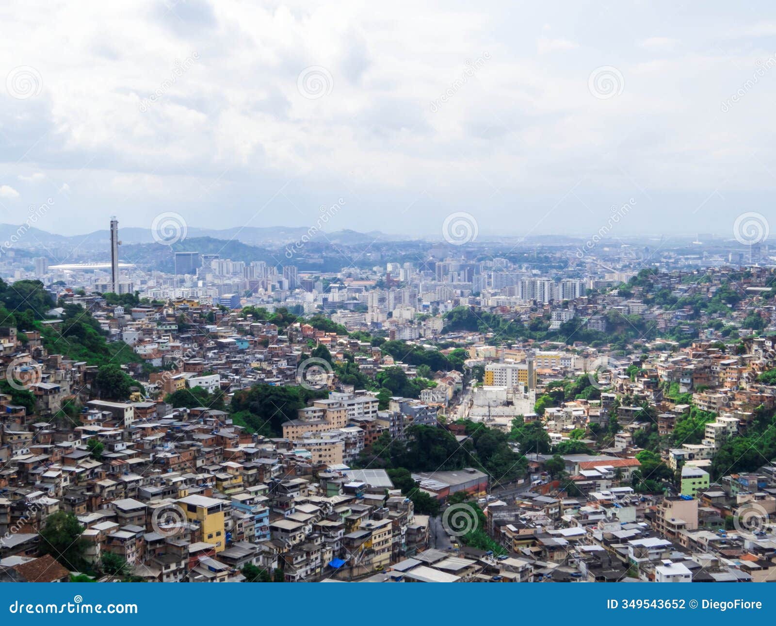 Favela Rio Comprido, Rio De Janeiro, Brazil Stock Photo - Image of ...