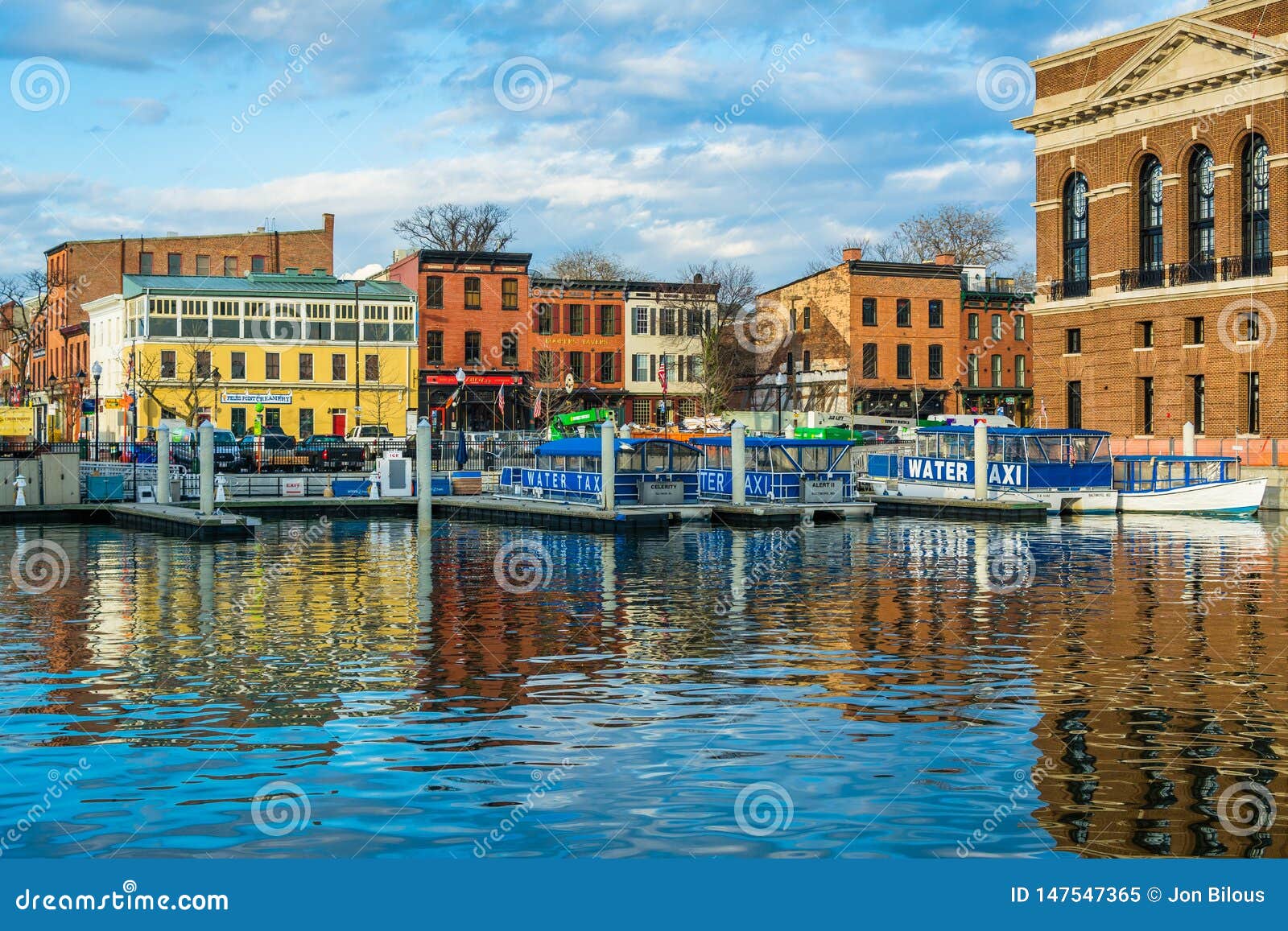 View of the Fells Point Waterfront in Baltimore, Maryland Editorial ...