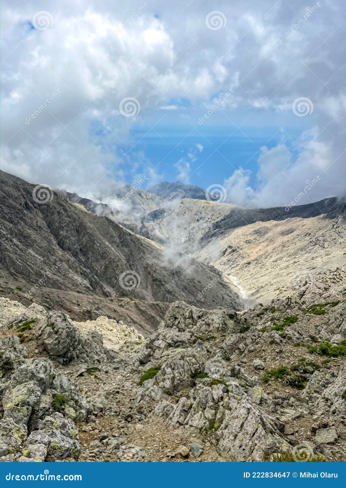 The View from Fengari Peak in Samothrace Stock Image - Image of greece ...