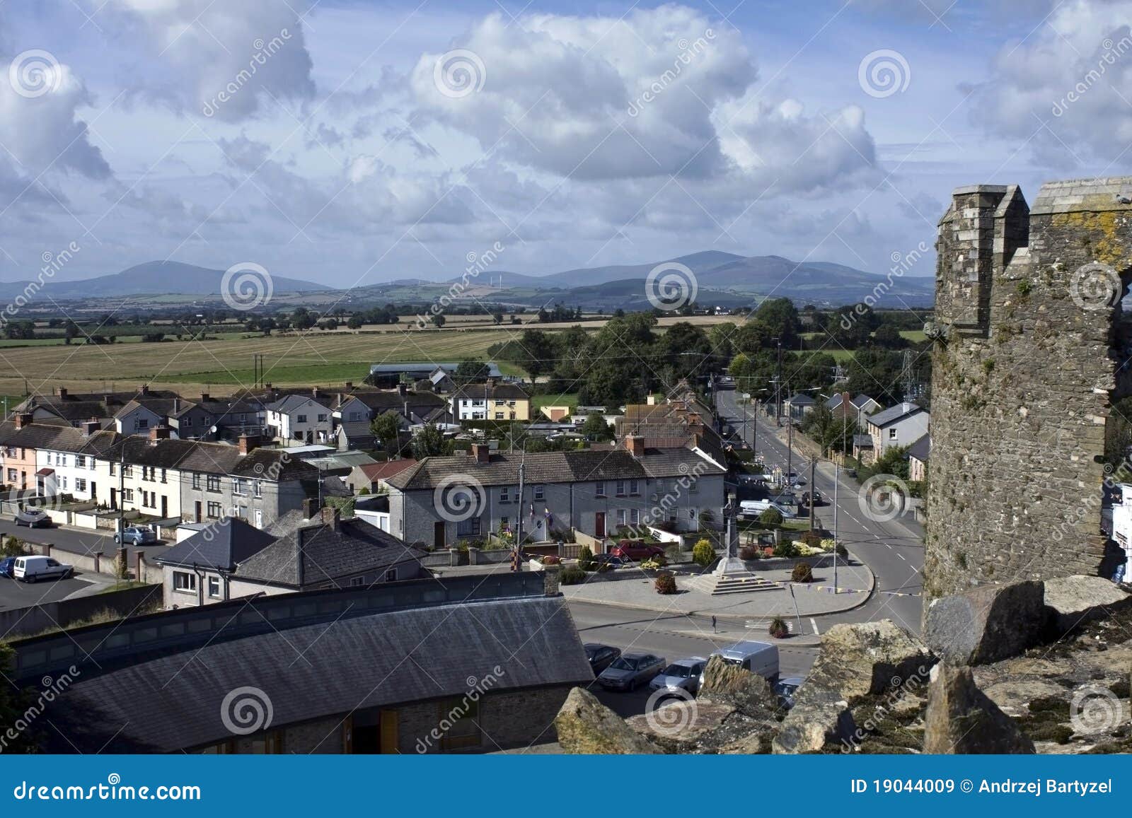 A view from Ferns Castle stock image. Image of travel - 19044009