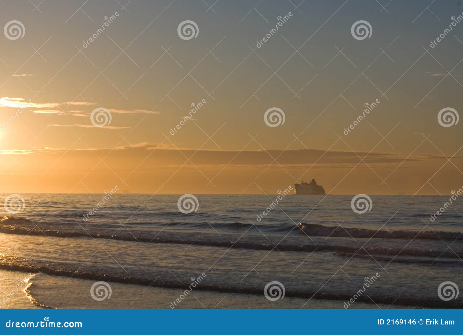 View of Ferry from Shore stock photo. Image of channel - 2169146