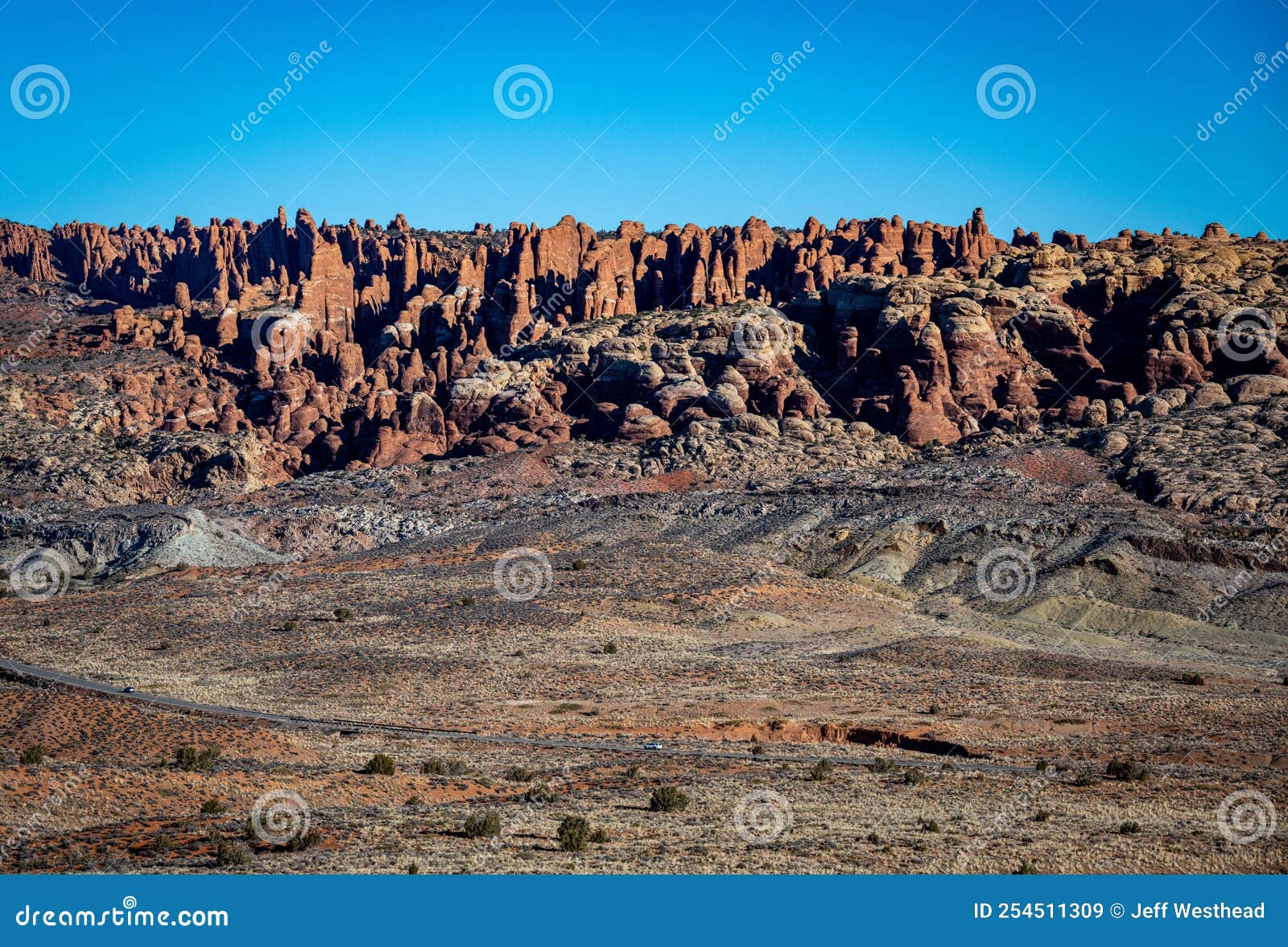 A View of the Fiery Furnace in Arches National Park Stock Image - Image ... A View of the Fiery Furnace in Arches National Park Stock Image - Image ...