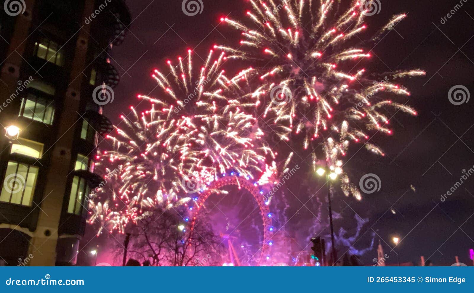 A View of a Fireworks Demonstration Editorial Image - Image of ...