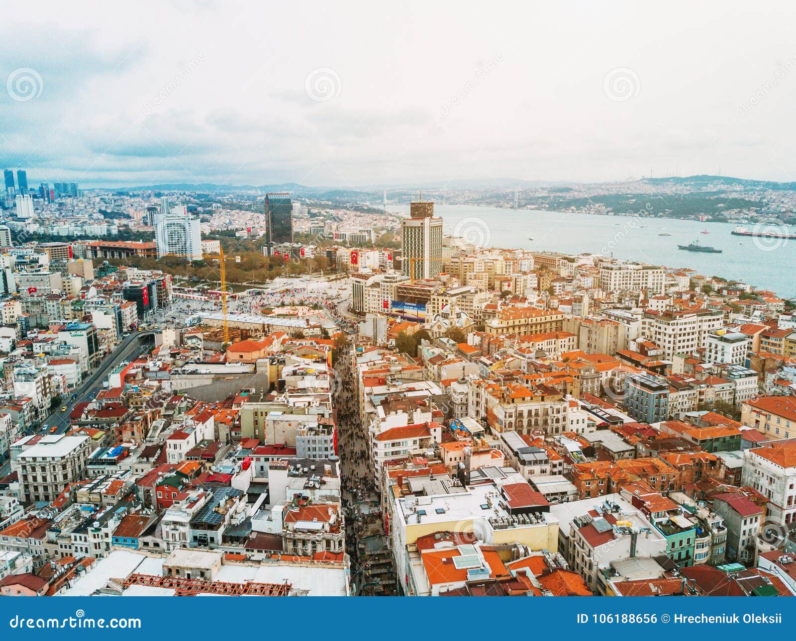 The View from the Flight To Istanbul. Stock Photo - Image of landscape ...