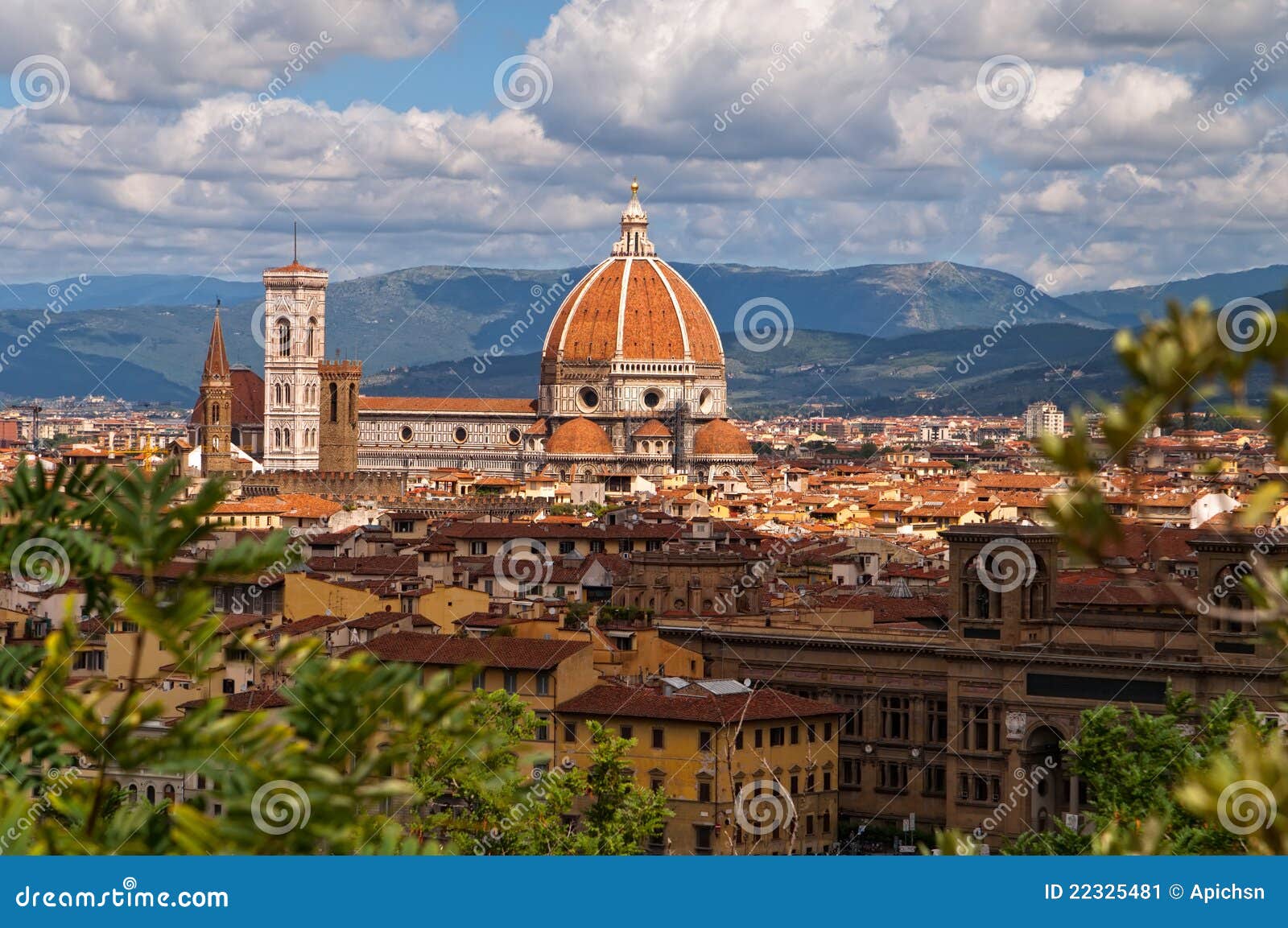 View of Florence stock image. Image of light, culture - 22325481