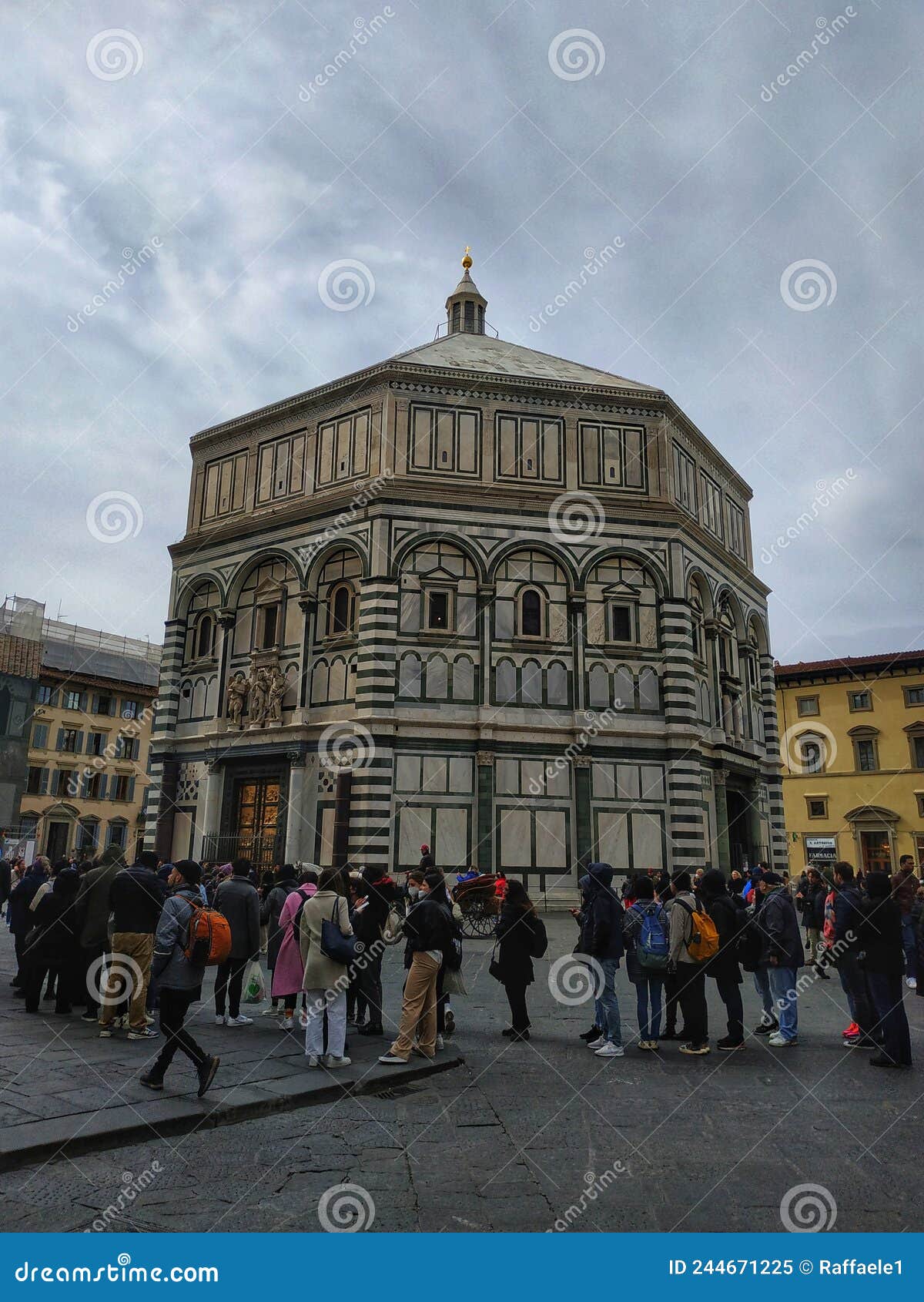 Florence Baptistery, Also Known As The Baptistery Of Saint John, Is A ...