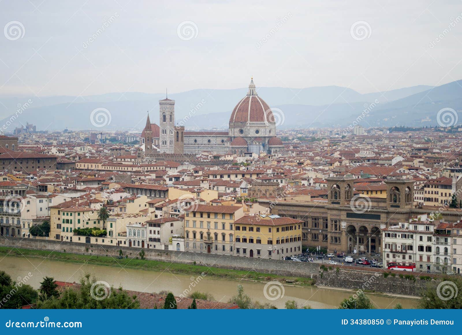 View of florence in italy stock photo. Image of concourse - 34380850