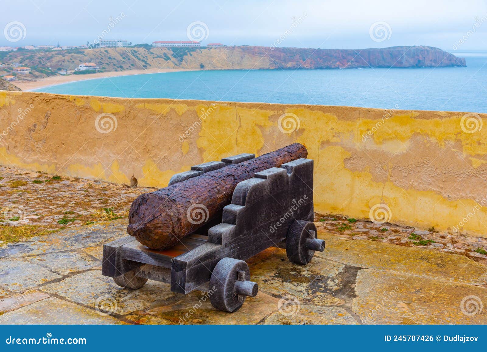 View of the Fort in Sagres, Portugal Stock Photo - Image of algarve ...