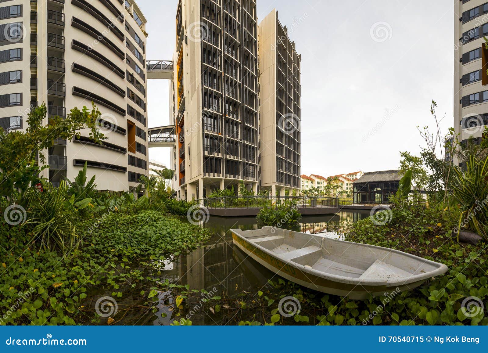 View of Fourth Autonomous University, SUTD Campus in Singapore ...