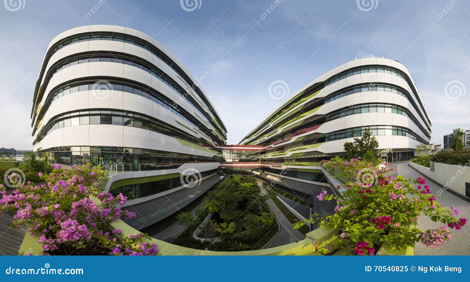 View of Fourth Autonomous University, SUTD Campus in Singapore ...