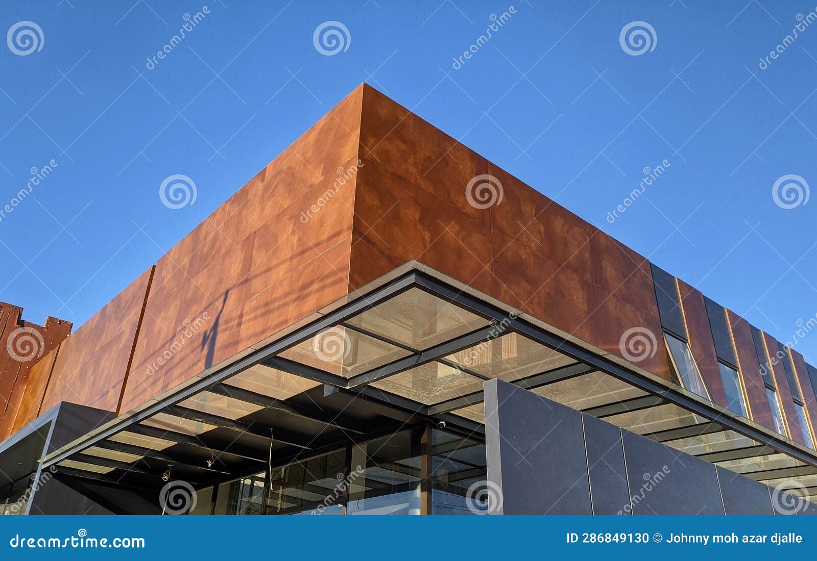 View of Front Side of Building Stock Photo - Image of brick, building ...