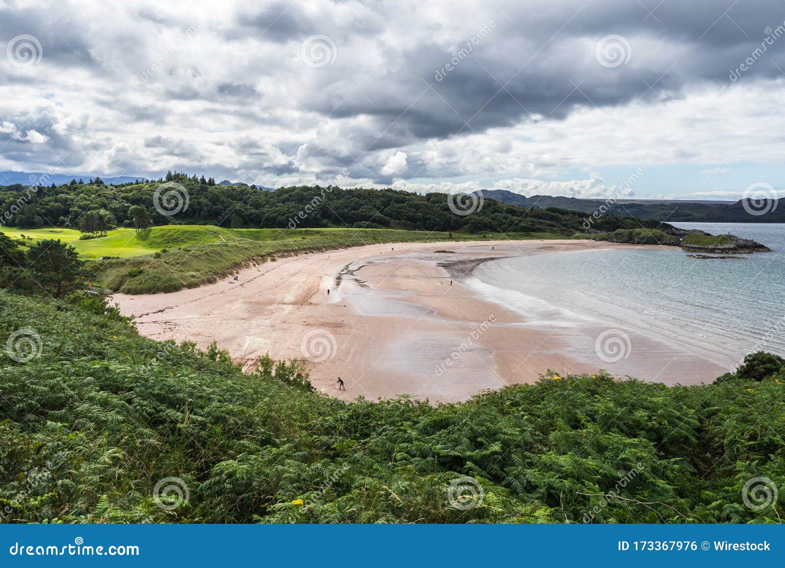 View of Gairloch Beach in Scotland West Coast Stock Photo - Image of ...