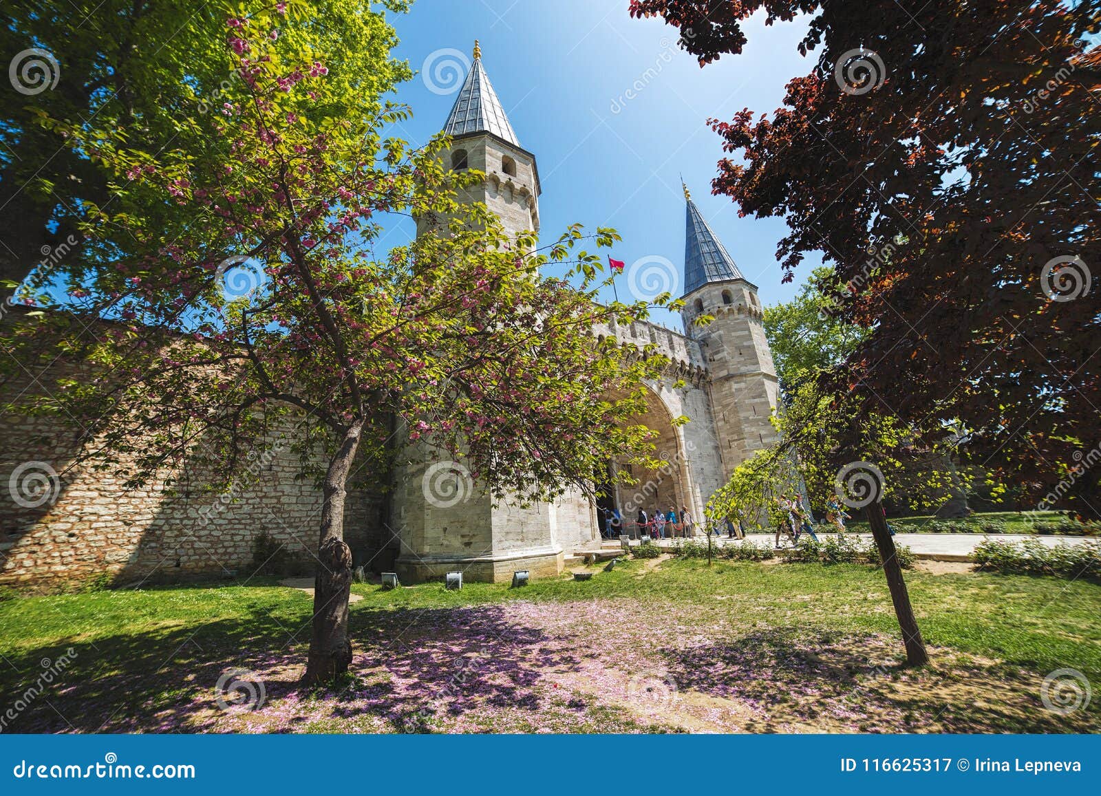 View of Gate of Salutation of Topkapi Palace Editorial Photography ...