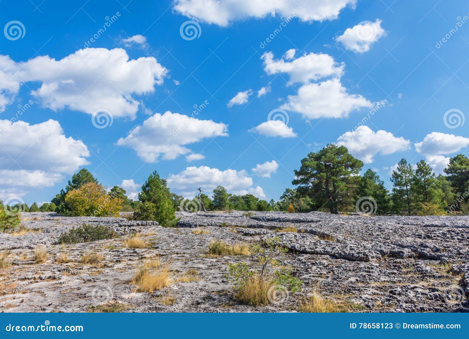 View of a Geological Rock Park Panorama Stock Image - Image of outside ...