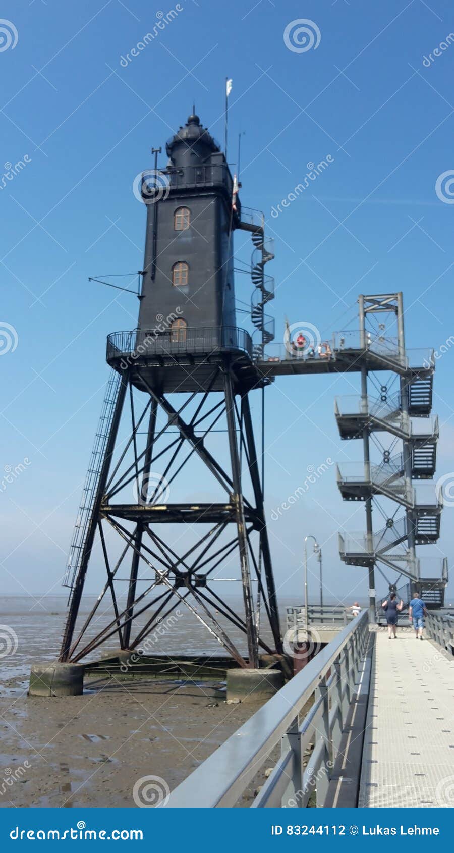 View of german Lighthouse stock photo. Image of german - 83244112