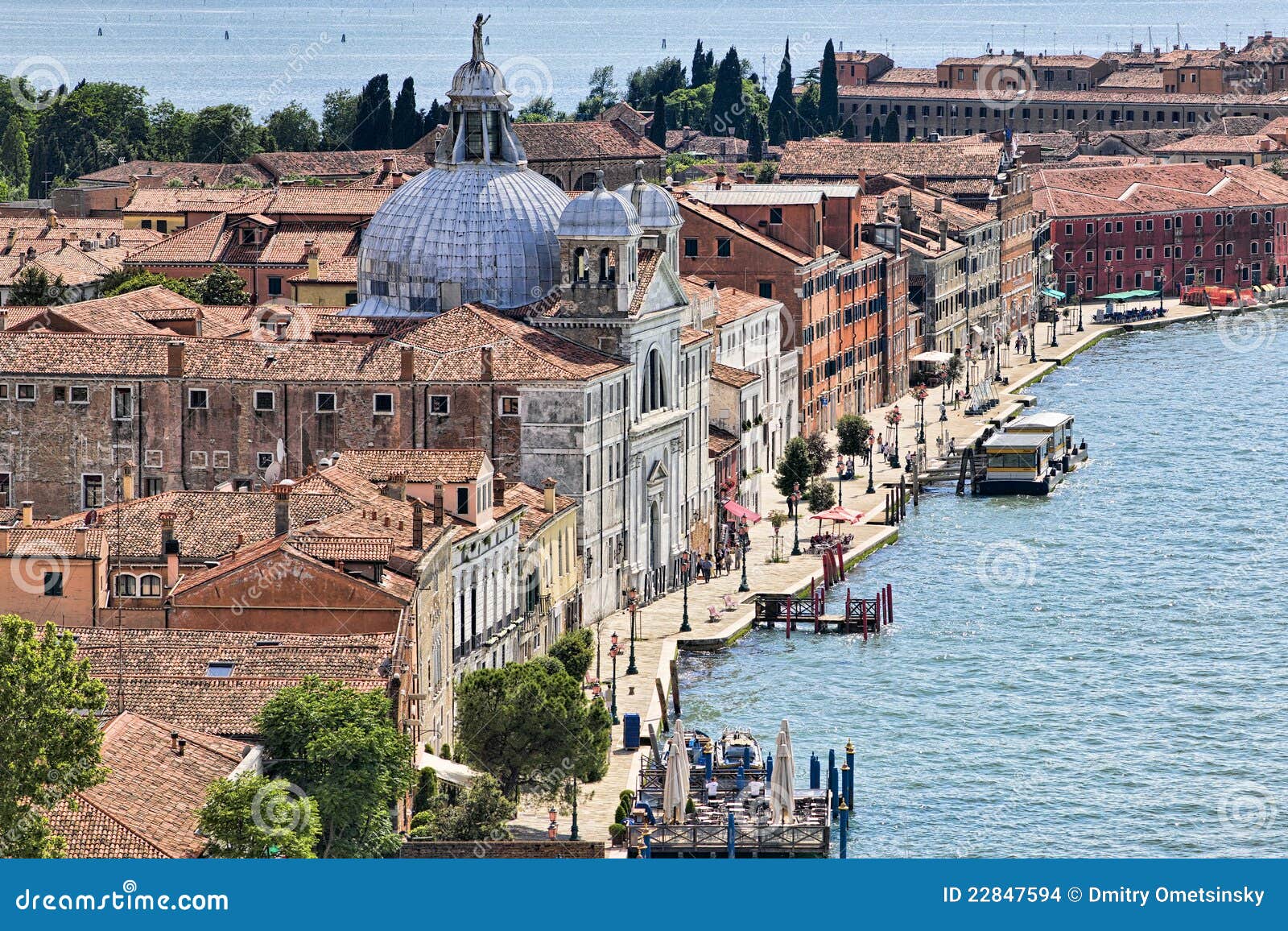 View on Giudecca in Venice stock photo. Image of canal - 22847594
