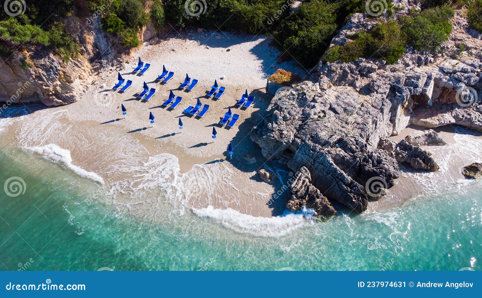 View of Gjipe Beach, Albania Editorial Photo - Image of water, pure ...