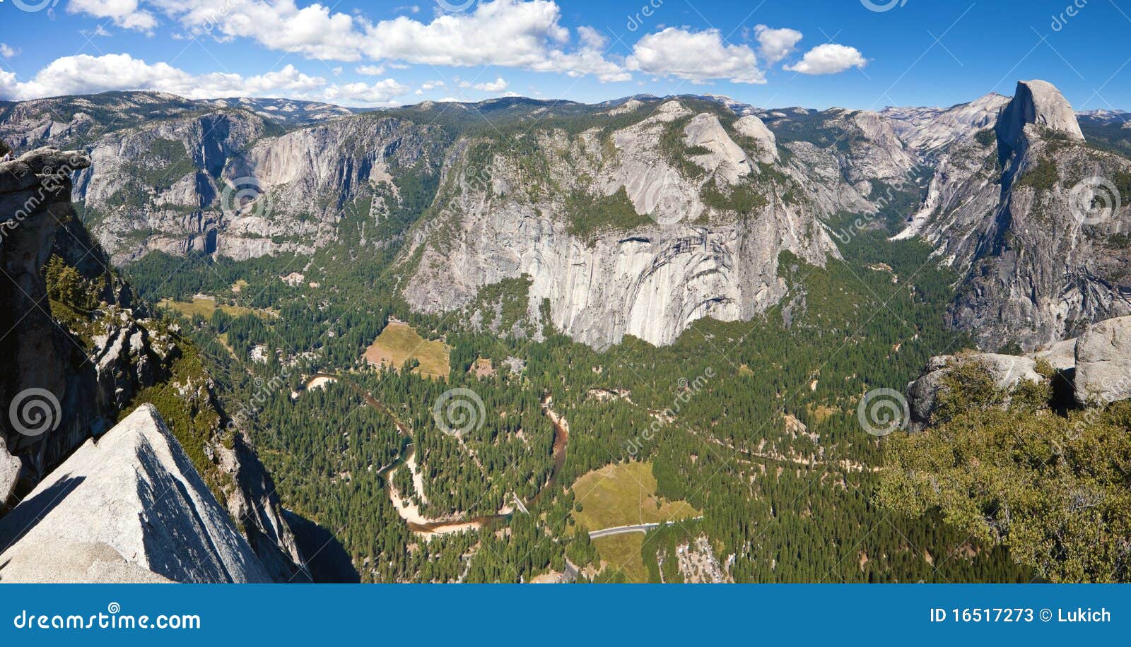 View from Glacier Point stock image. Image of capitan - 16517273