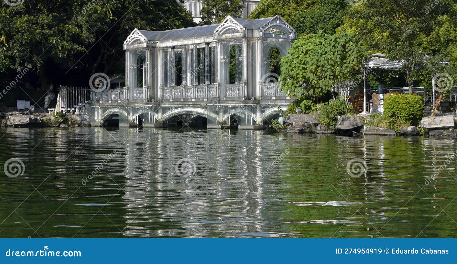 View of the Glass Bridge, Guilin, China Stock Image - Image of nature ...