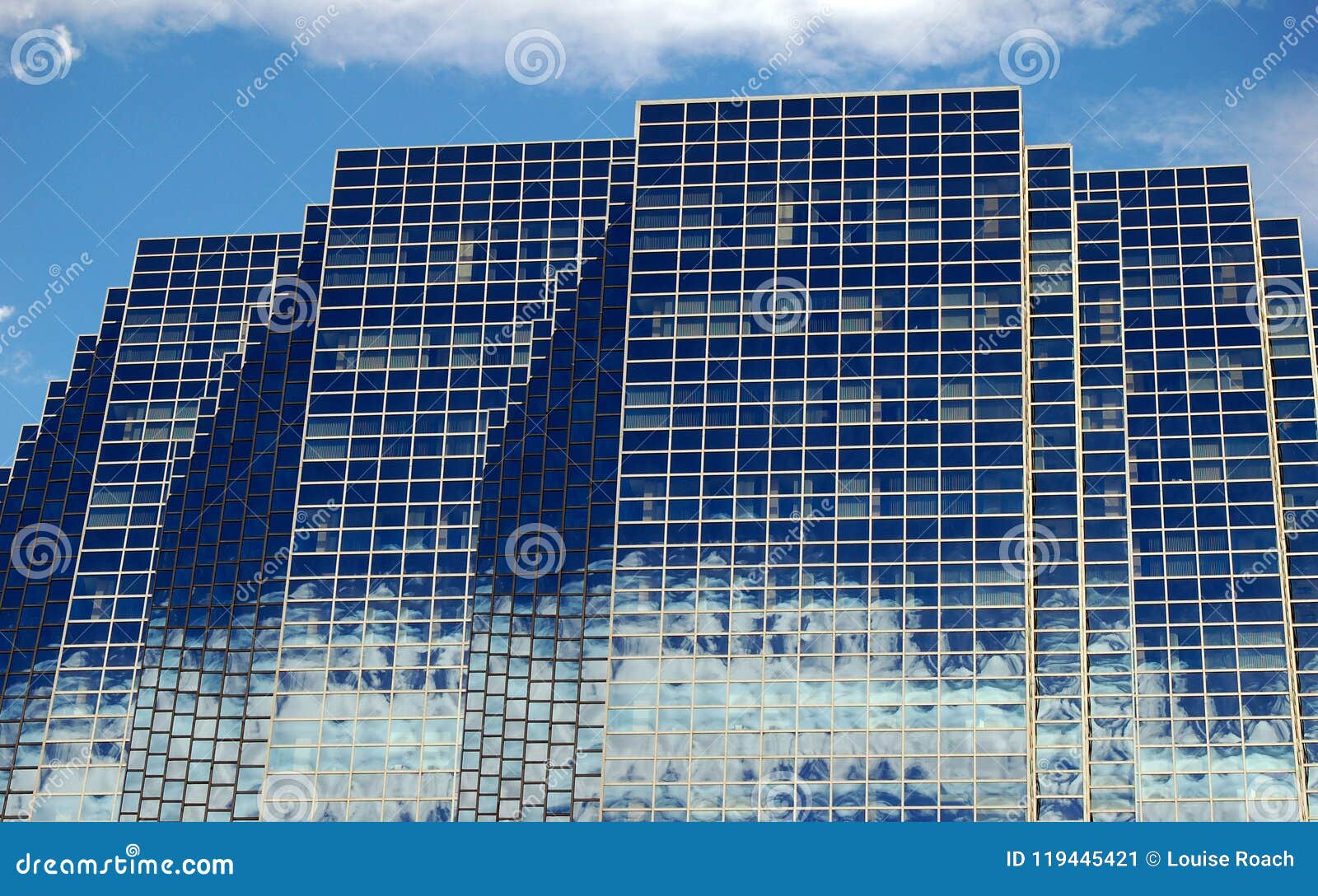 Glass Skyline Reflection, Modern Buildings Stock Image - Image of ...