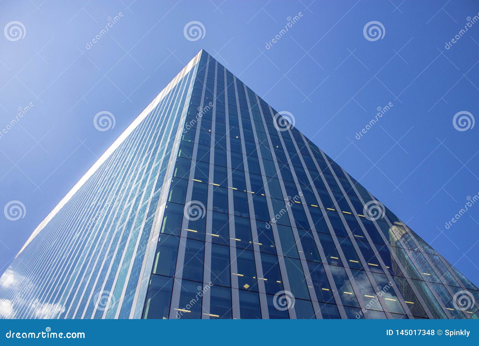 Glass Skyscraper View from the Bottom Stock Photo - Image of trip ...