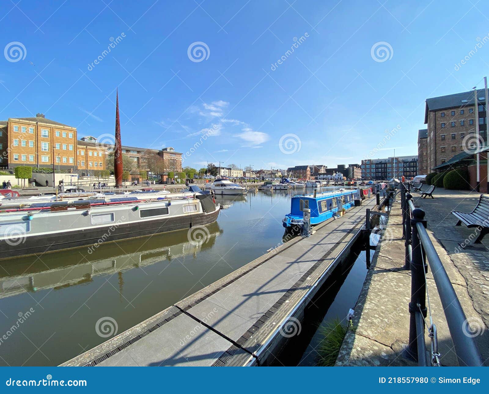 A view of Gloucester Docks editorial image. Image of tourism - 218557980