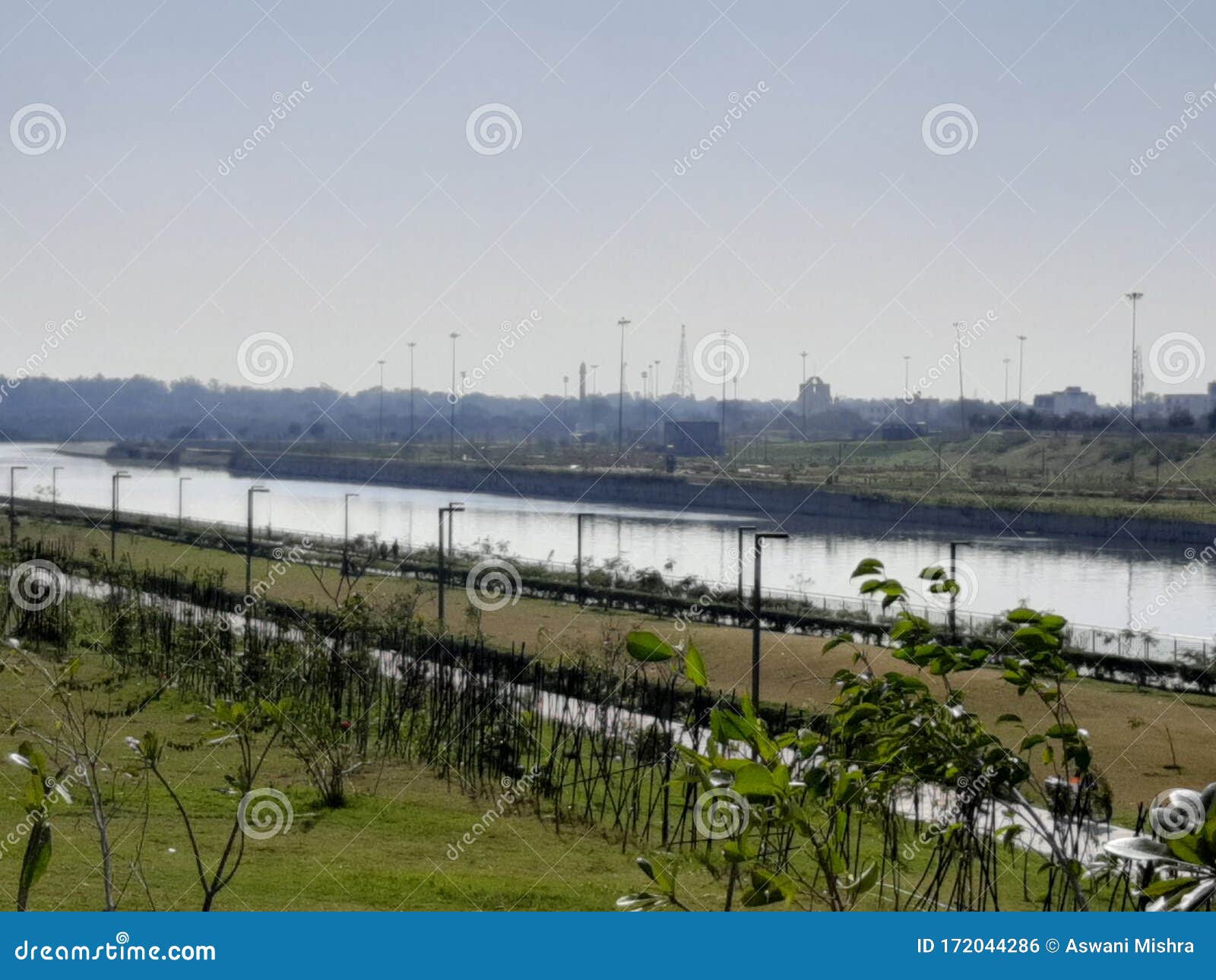 View of Gomti Riverfront Lucknow India Stock Photo - Image of india ...