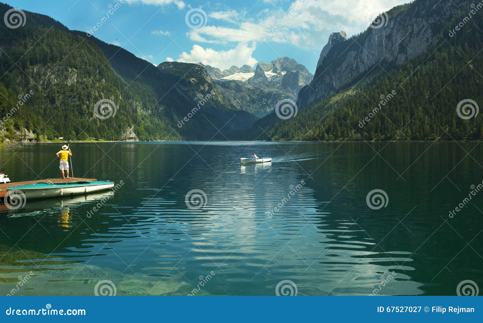 View of Gosau valley editorial photography. Image of high - 67527027