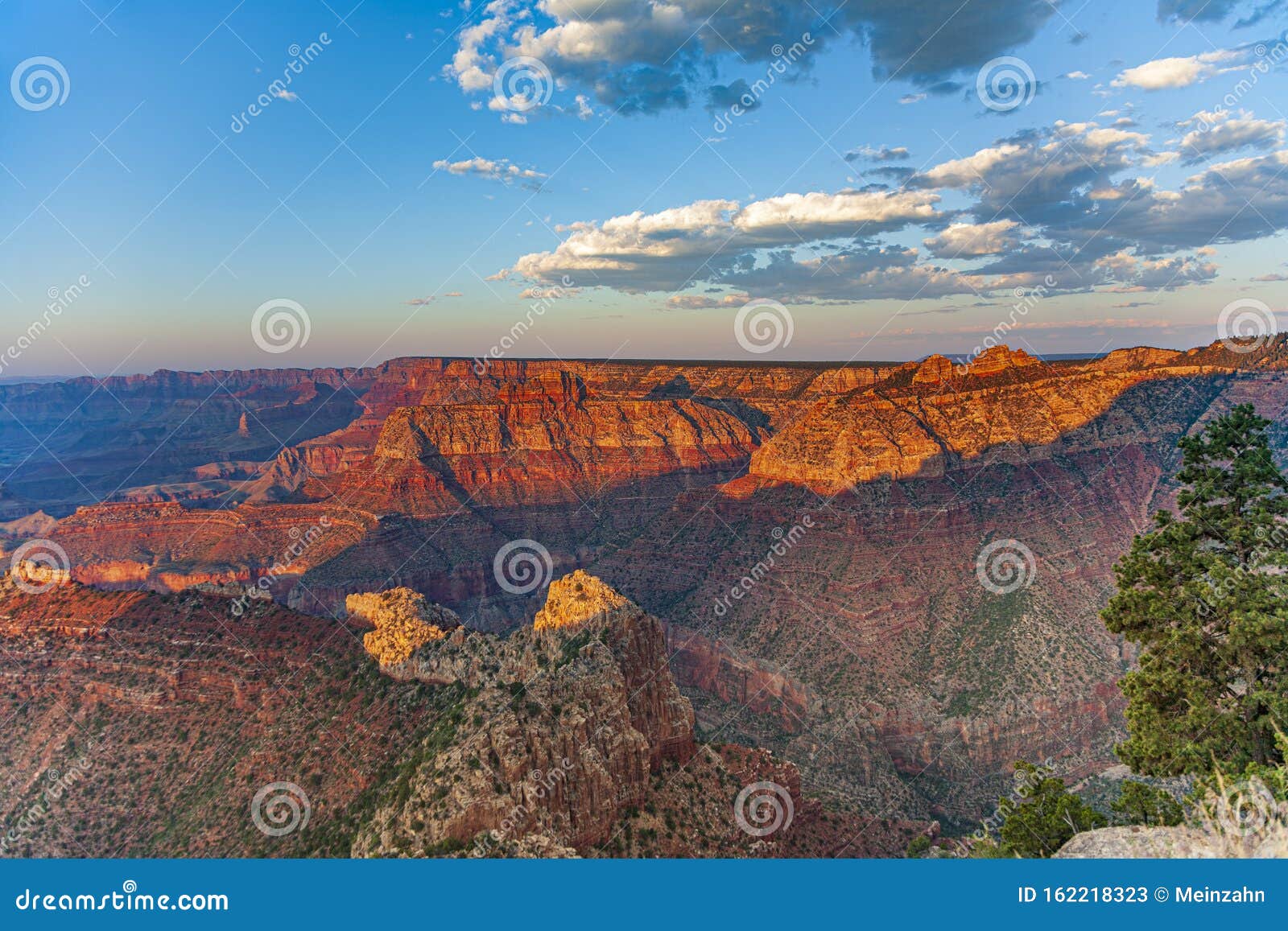 View into the Grand Canyon from Mathers Point Stock Image - Image of ...
