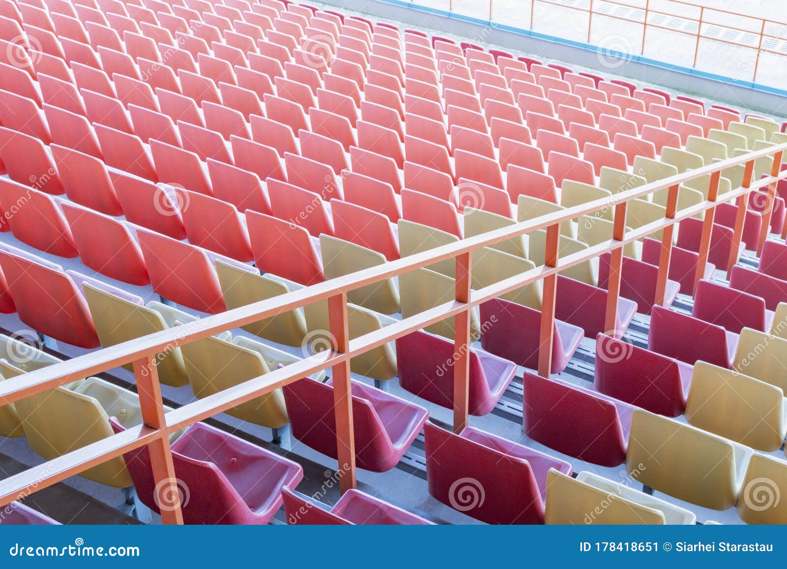 View of the Grandstand Seats at the Stadium Editorial Photo - Image of ...