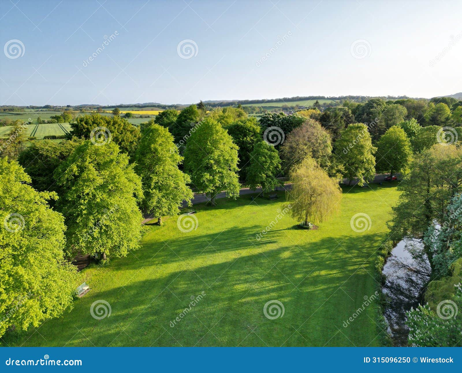 View of Great Ayton North Yorkshire, UK Stock Photo - Image of ...