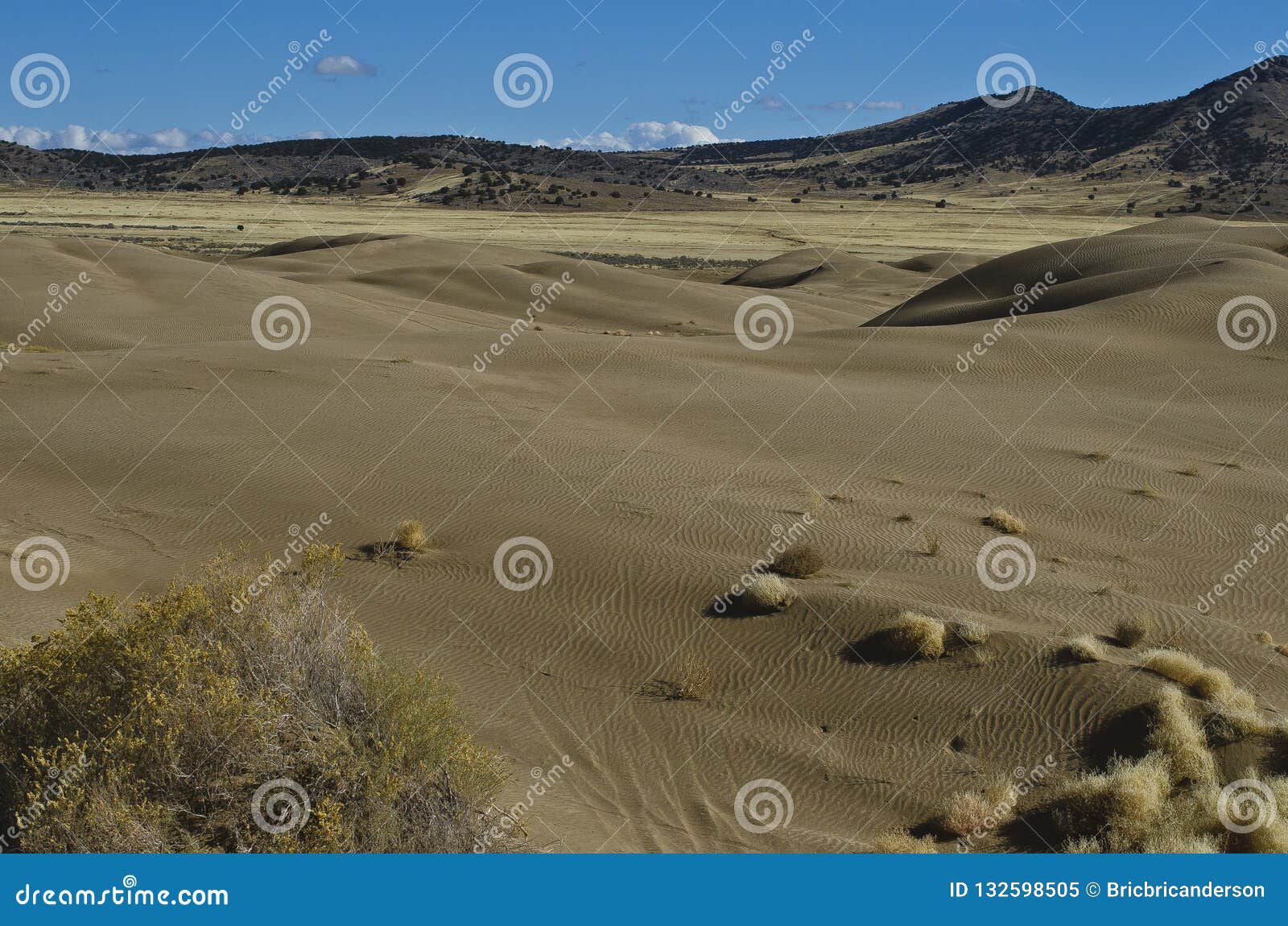 A View of the Great Basin Landscape Stock Image - Image of dusk, desert ...