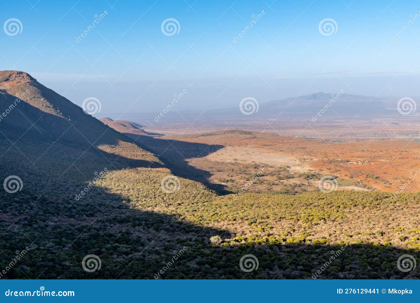 View of the Great Rift Valley in Kenya, Africa Stock Image - Image of ...