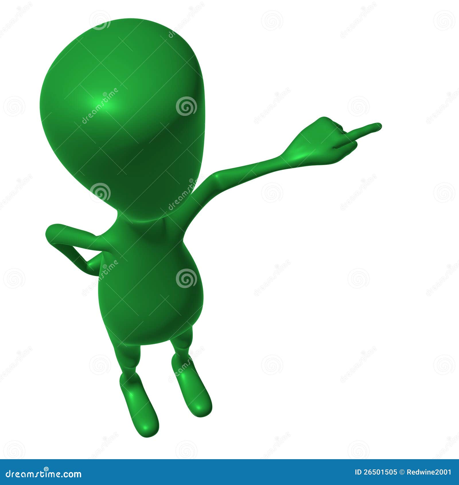 View Green 3d Puppet Mimicking Pointing Finger Royalty-Free Stock Photo ...
