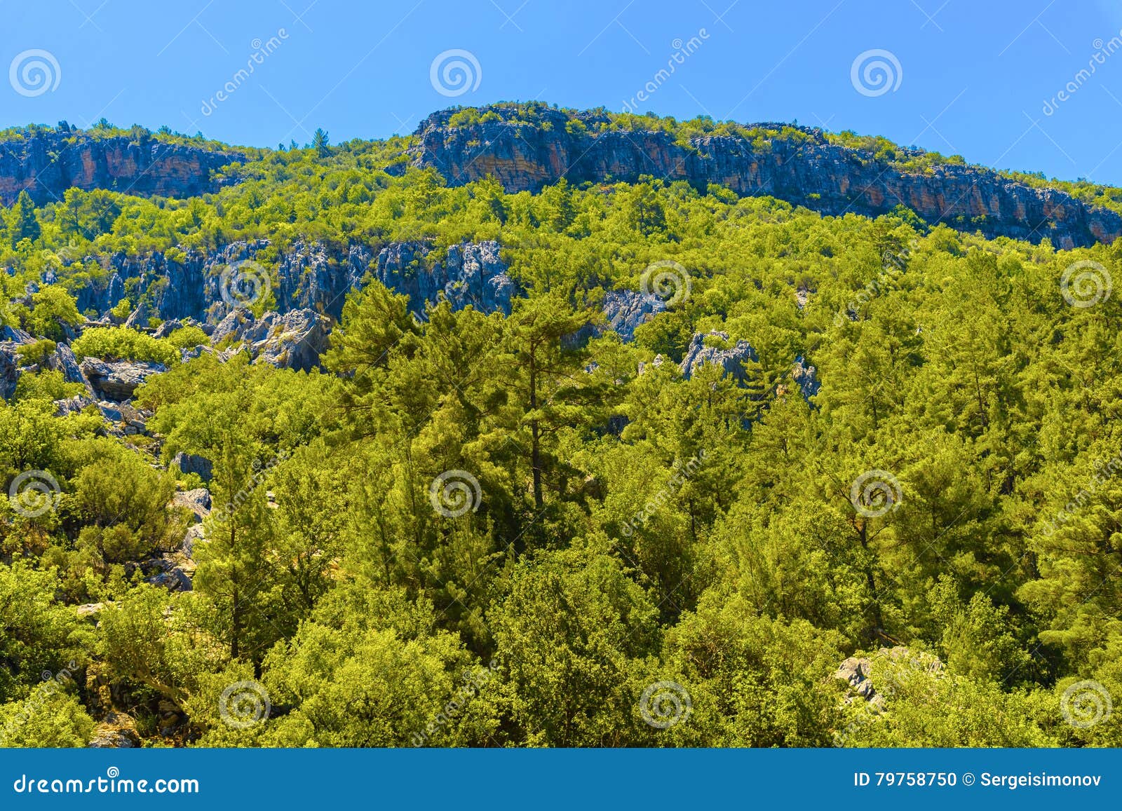 View on Green Mountain stock photo. Image of stone, nature - 79758750